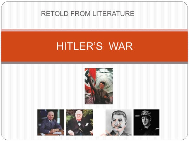 NAZISM & RISE OF HITLER | PPTX