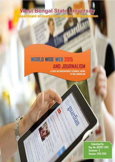 what is online journalism? | PPTX | Internet for Beginners | Internet
