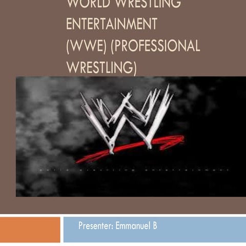 World wrestling entertainment | PDF