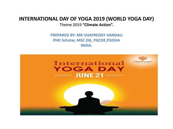 International Yoga Day | PPTX
