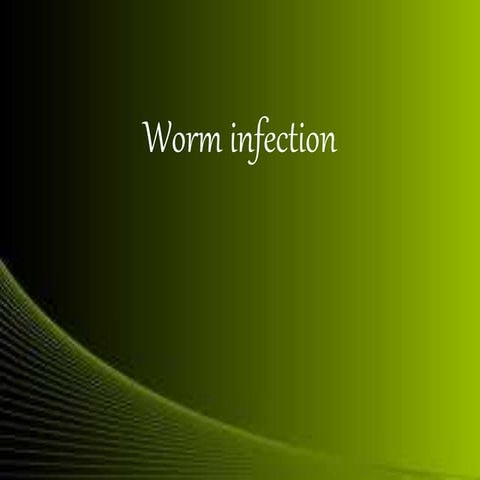 Worm infestation Dr NANDINI R | PPT