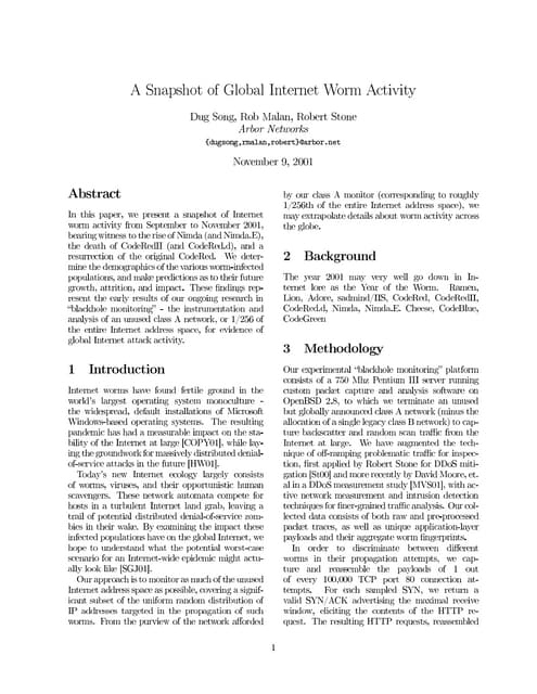 Nidsbench - Network Intrusion Detection Test Suite | PDF
