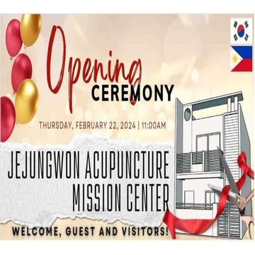 Worship Program for Jejungwon Presbyyterian Church | PPT