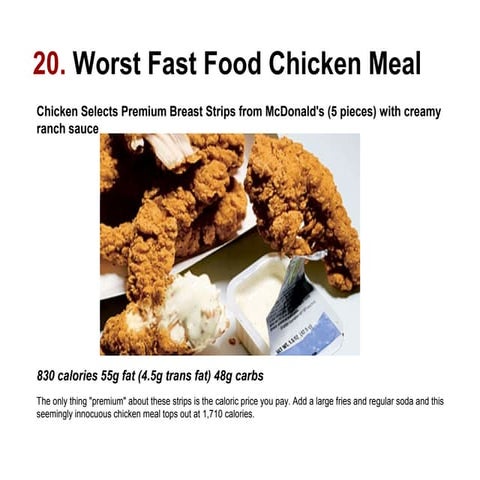 Worst 20 meals | PPS