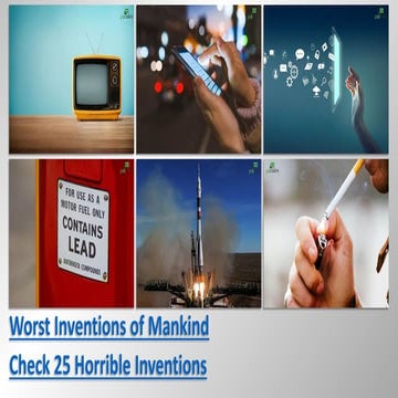 25 Worst Inventions By Mankind | PDF