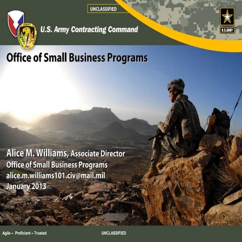 Women Owned Small Business Workshop 01/29/13 | PPT | Small and Medium-sized Business | Business