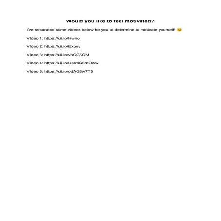 Would you like to feel motivated? | PDF