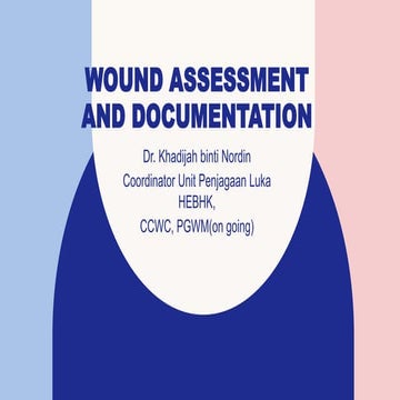 Wound care management | PPTX