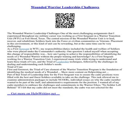 Comparing Leadership Challenges 1 - Military vs Civil Service | PDF