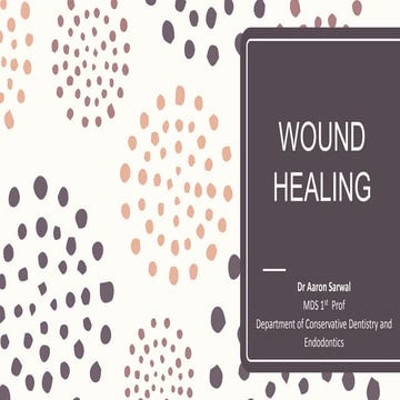 Wound healing | PPT