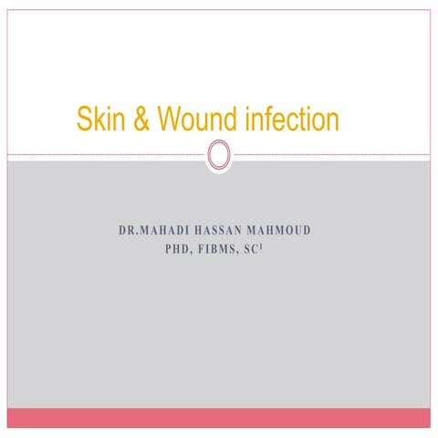 Wound infection ppt Dr.Mahadi | PPT
