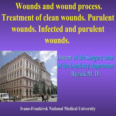 Wounds | PPT | First Aid | Injuries