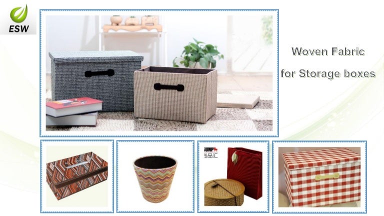 Woven fabrics for storage boxes - eswoven.com