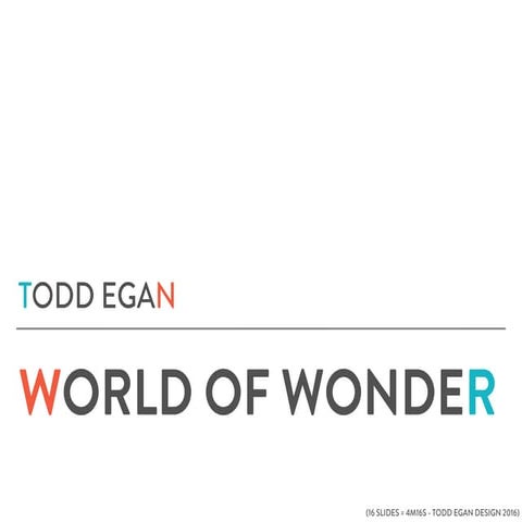 Pitch Deck Presentation - World of Wonder | PDF