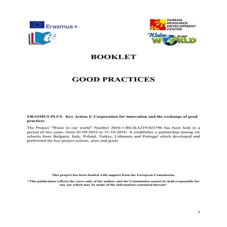 Wow booklet good practices | PDF