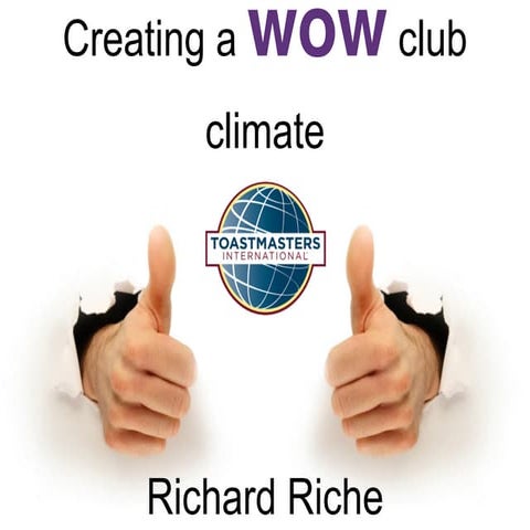 Wow Toastmasters club climate | PDF