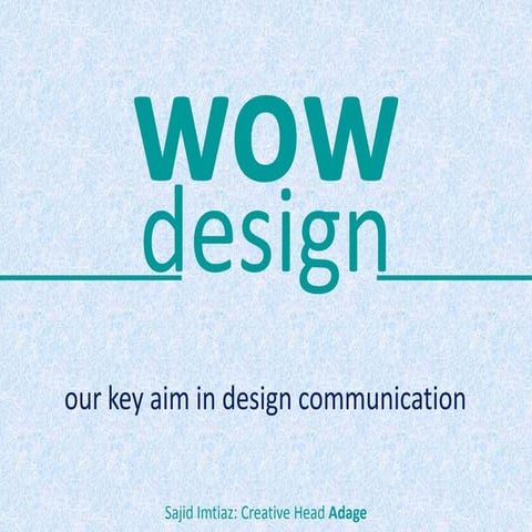 Wow Design | PPTX