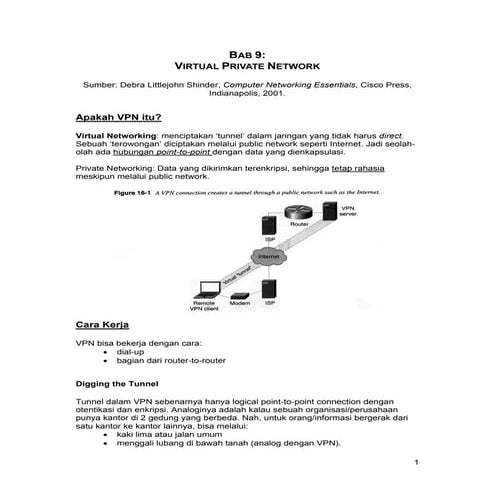 Virtual private network (vpn) Konfigurasi pada Mikrotik | PPTX