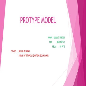 Protype model (rekayasa perangkat lunak) | PPT
