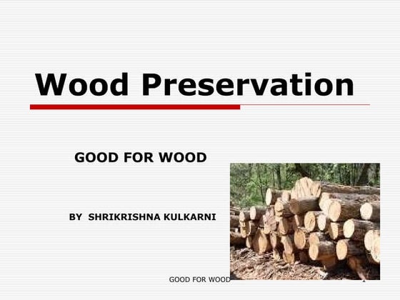 14woodpreservation | PPT