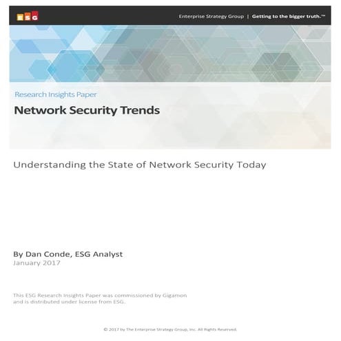 Research insights - state of network security | PDF