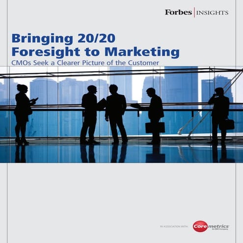 Bringing 20/20 foresight to marketing | PDF