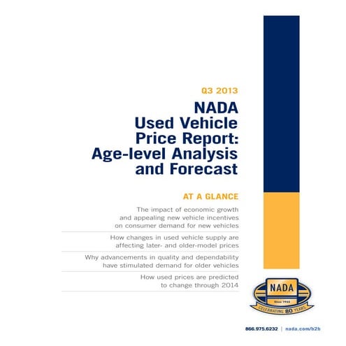 NADA - Used Vehicle Price Report | PDF