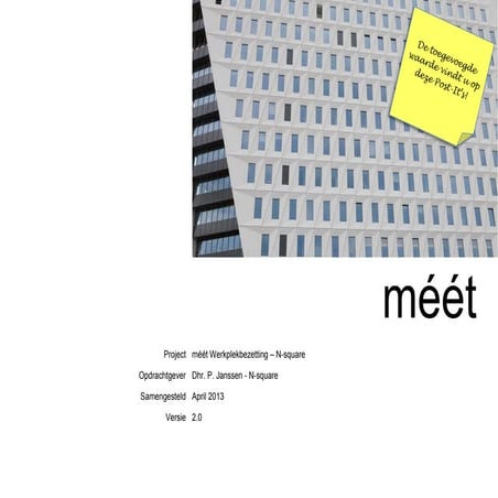 Voorbeeld Rapportage méét werkplekbezetting v2.0 | PDF