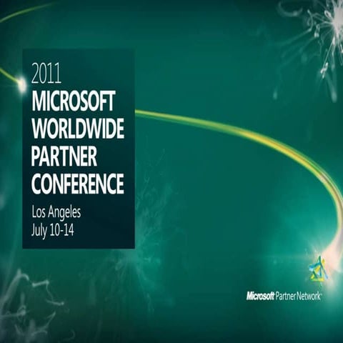 Microsoft Worldwide Partner Conference Session | PPT