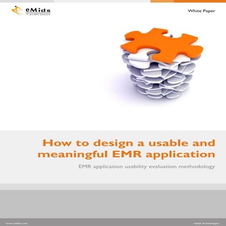 How to design Usable EMR/EHR Application | PDF