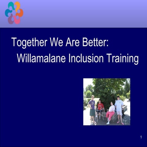 WPRD Inclusion Training | PPT | Special Needs Kids | Parenting