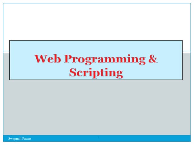 Web Programmingand Scripting Lab Ppt 4757