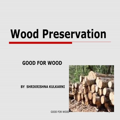 Wood Preservation | PPT