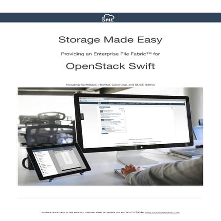 SME Providing an Enterprise File Fabric™ for OpenStack Swift | PDF | Data Storage and ...