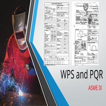 WPS Qualification in accordance with ASME IX | PPTX