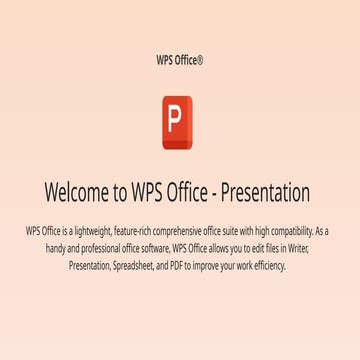 WPS Slides Quick Start Guide.pptx credit to WPS | PPT