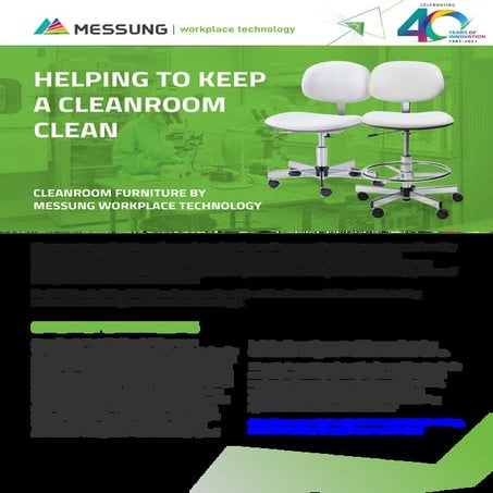 HELPING TO KEEP A CLEANROOM CLEAN | PDF