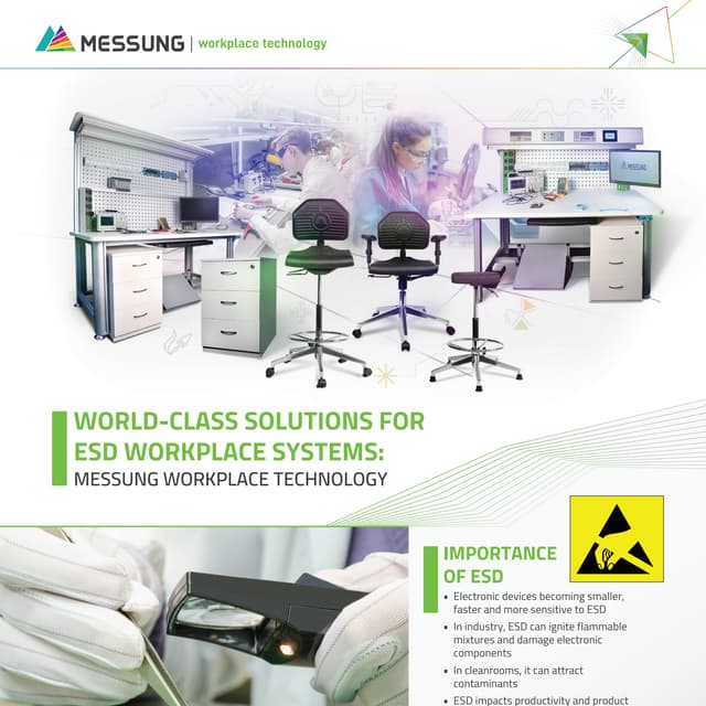 WORLD-CLASS SOLUTIONS FOR ESD WORKPLACE SYSTEMS: MESSUNG WORKPLACE ...