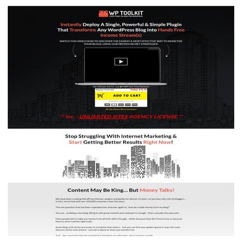 WP Toolkit Review: This is our COMPLETE Blog Monetization Plugin | PDF