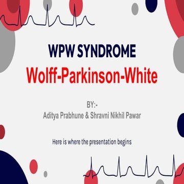 WPW SYNDROME pROJECT.pptx