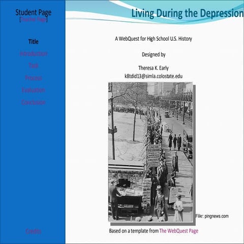 Living During the Great Depression | PPT