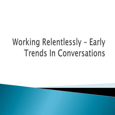 Working Relentlessly TAL | PPT