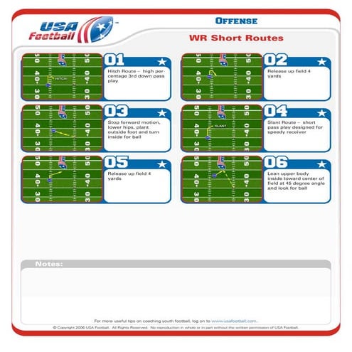 WR Short Routes | PDF