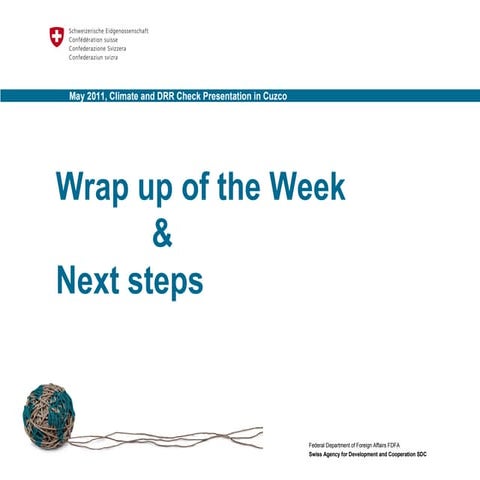 Wrap up and next steps | PPT