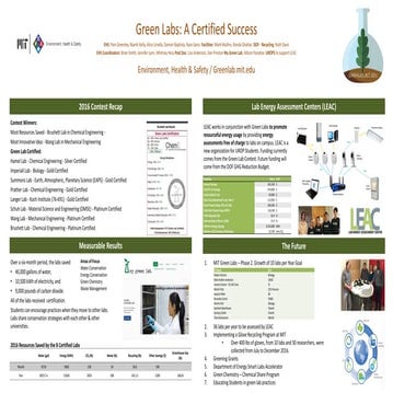 Green Labs: a certified success | PPTX