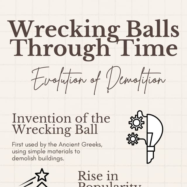 Wrecking Balls Through Time Evolution of Demolition | PDF