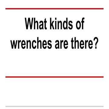 Wrench | PDF
