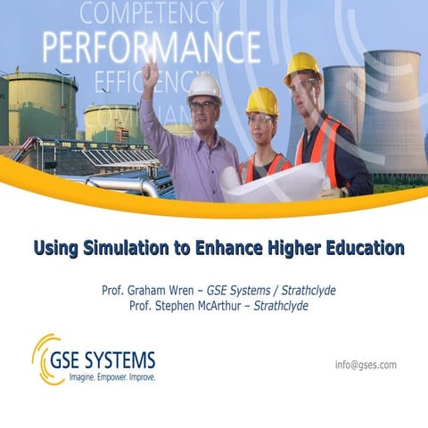 Using Simulation to Enhance Higher Education | PPT