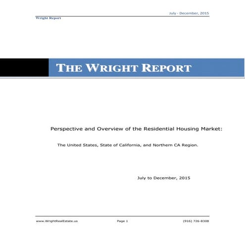 Wright Report Q3-4_2015 | PDF