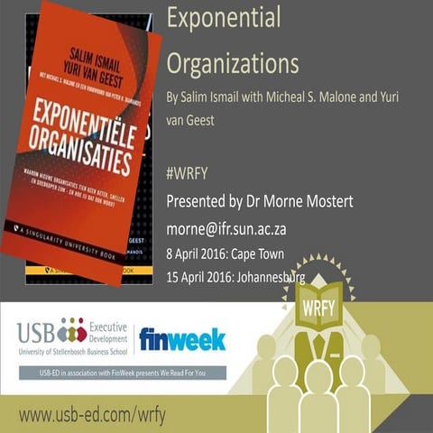 WRFY Exponential Organizations | PDF